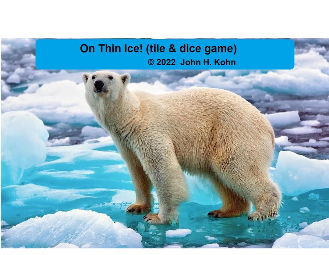 On Thin Ice (manufactured) Tile & Dice Game - Etsy