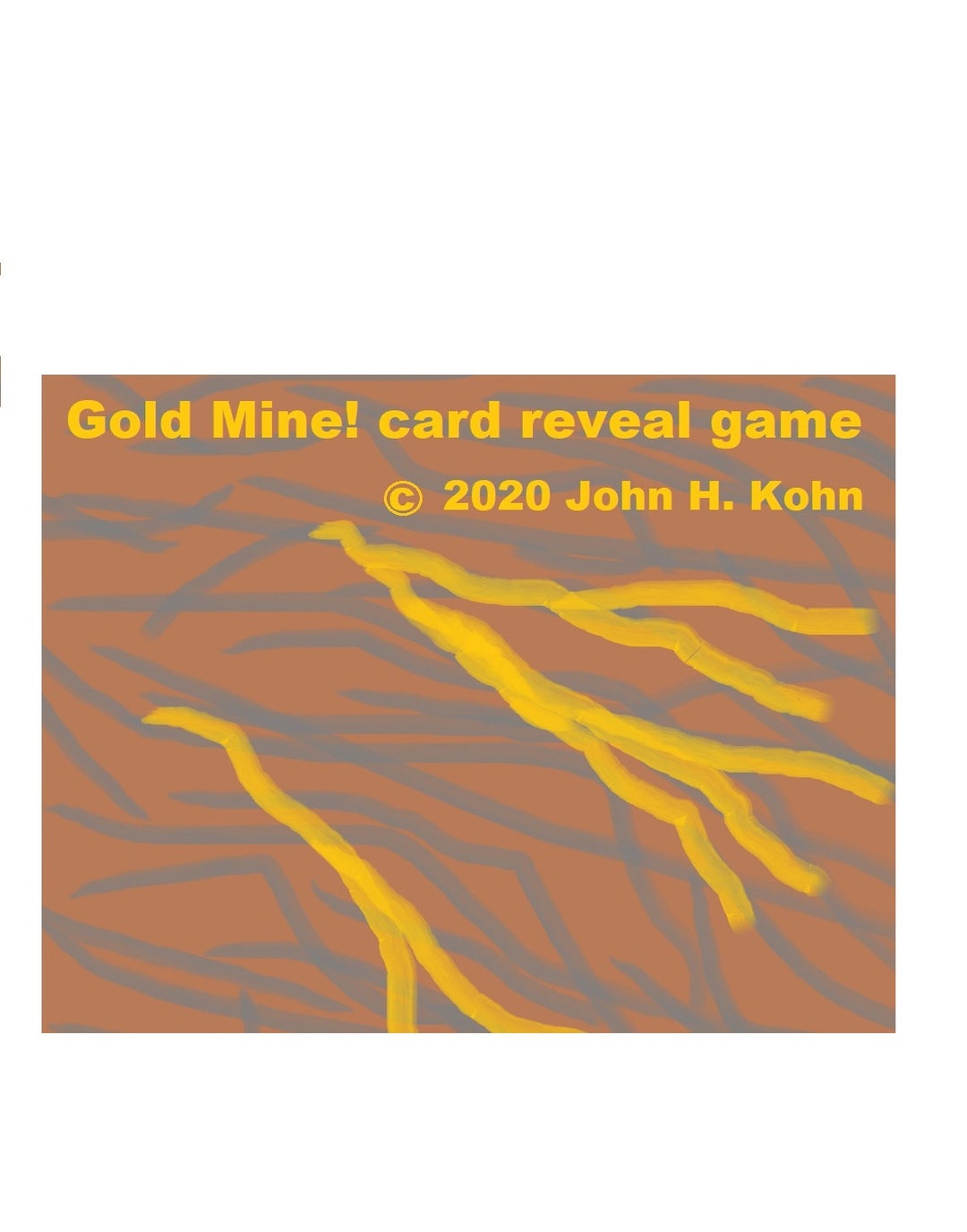 Gold Mine Card Reveal Game (pnp) - Etsy