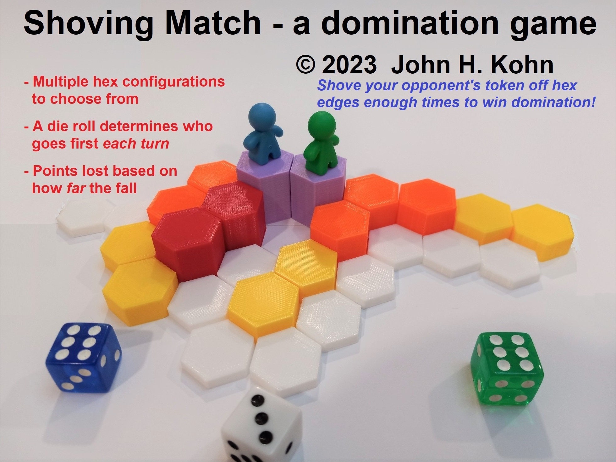 Shoving Match a Domination Game manufactured - Etsy