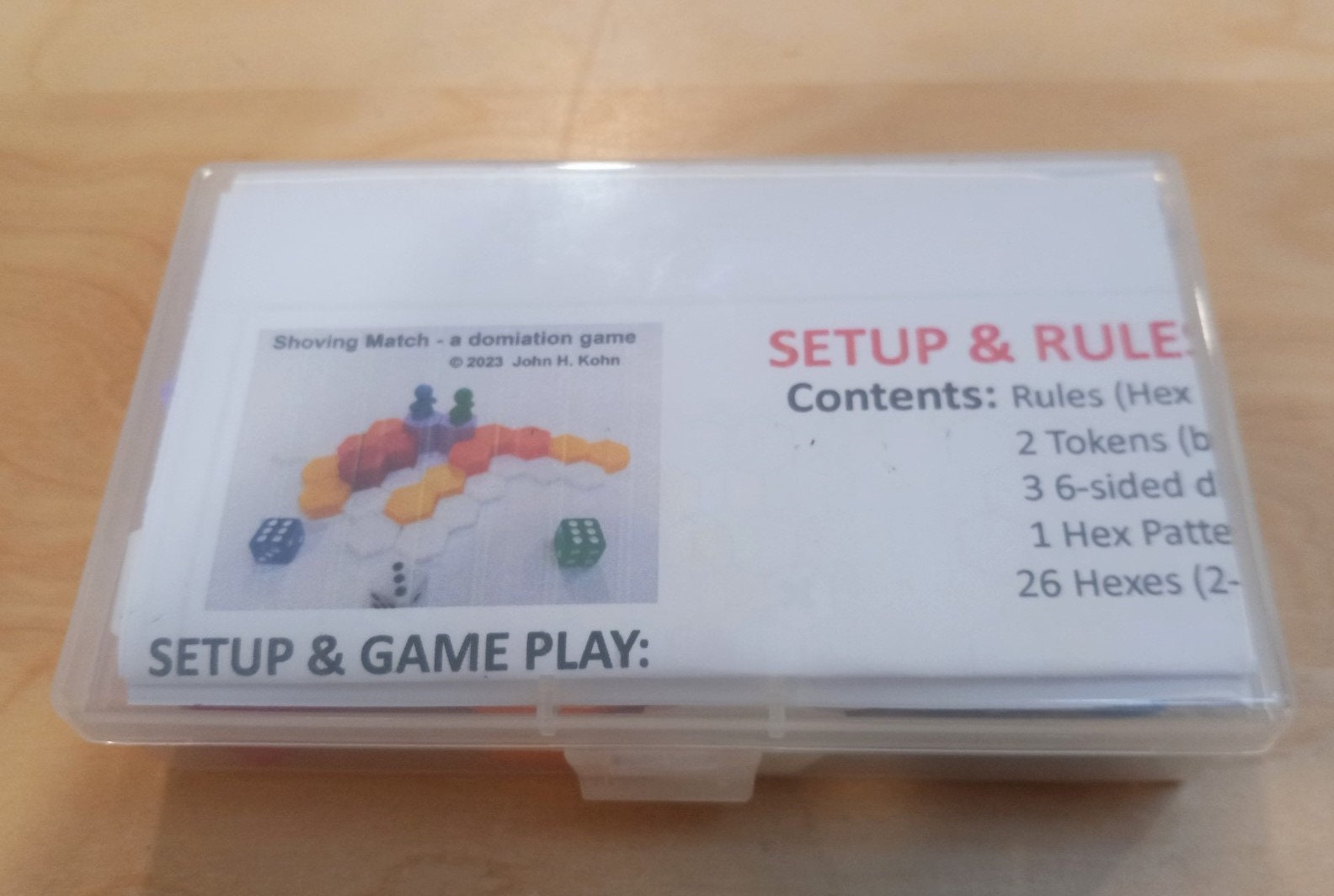 Shoving Match - a Domination Game (manufactured) - Etsy