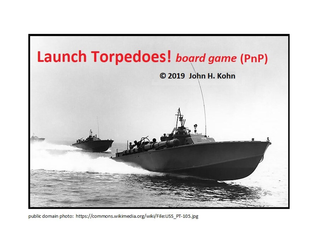 Launch Torpedoes! (pnp) Board Game - Etsy