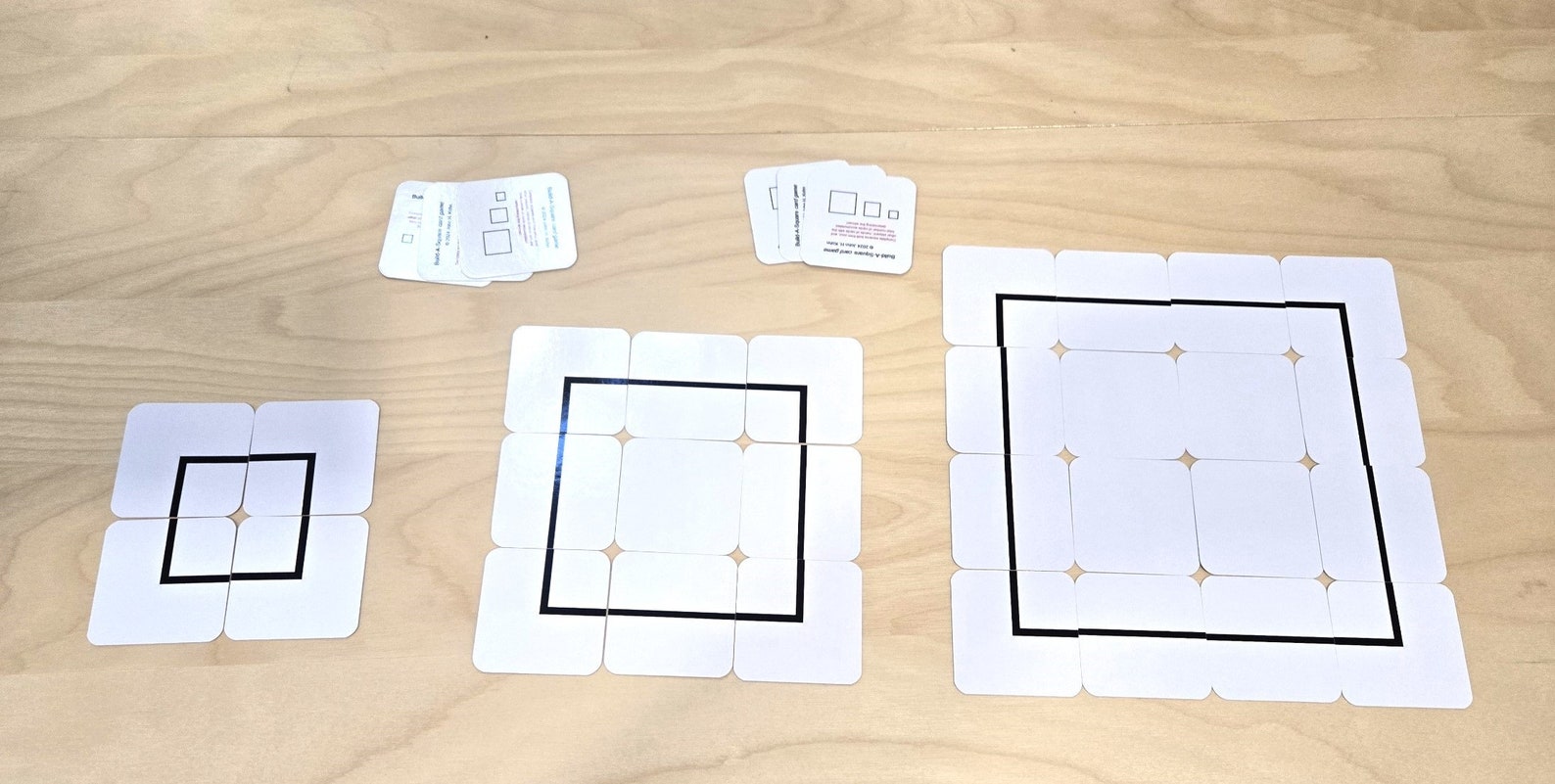 Build-a-square Card Game - Etsy
