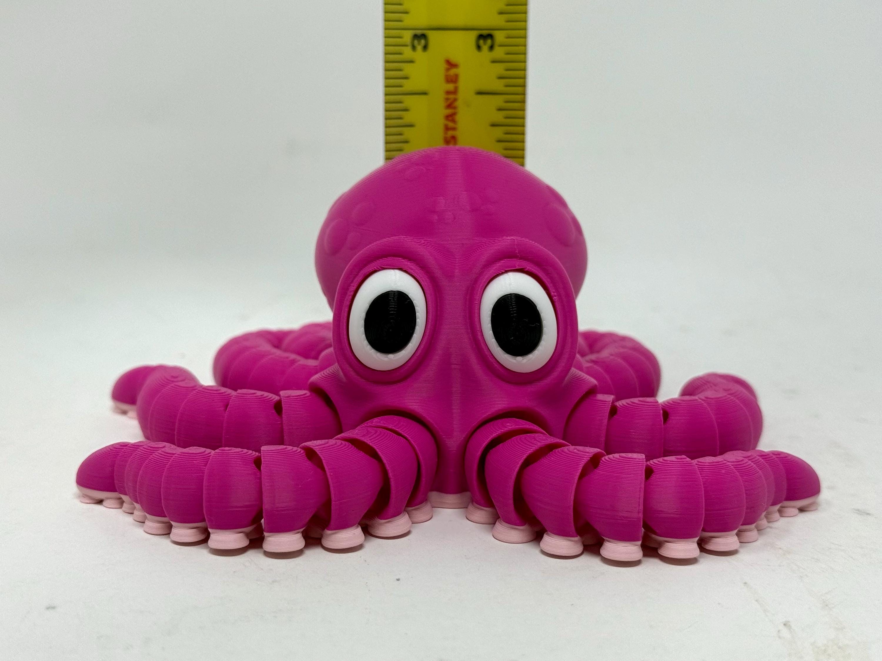 3D Printed Flexi Octopus Fidget Toy: Sensory, ADHD, ASD - Etsy