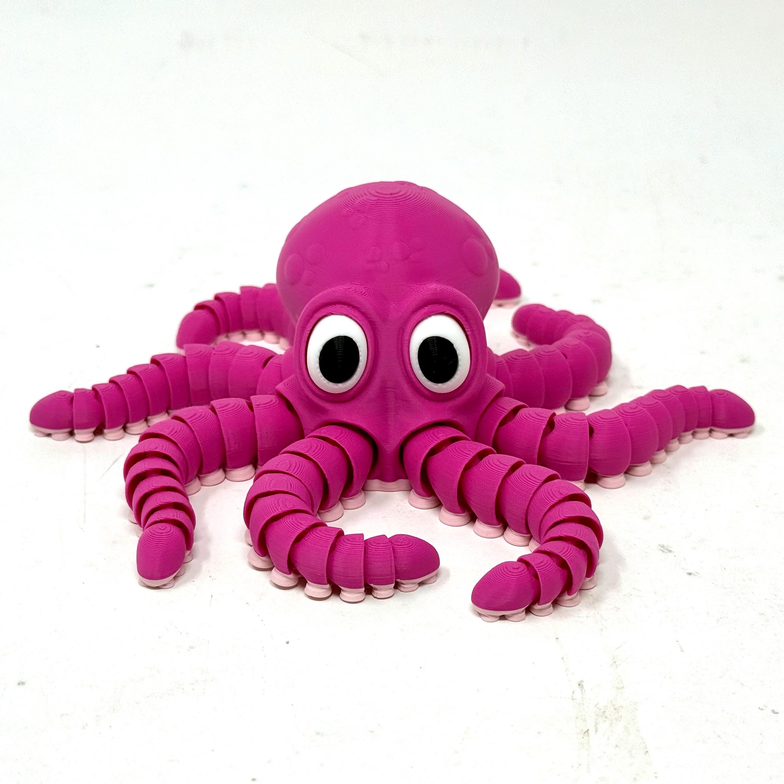 3D Printed Flexi Octopus Fidget Toy: Sensory, ADHD, ASD - Etsy
