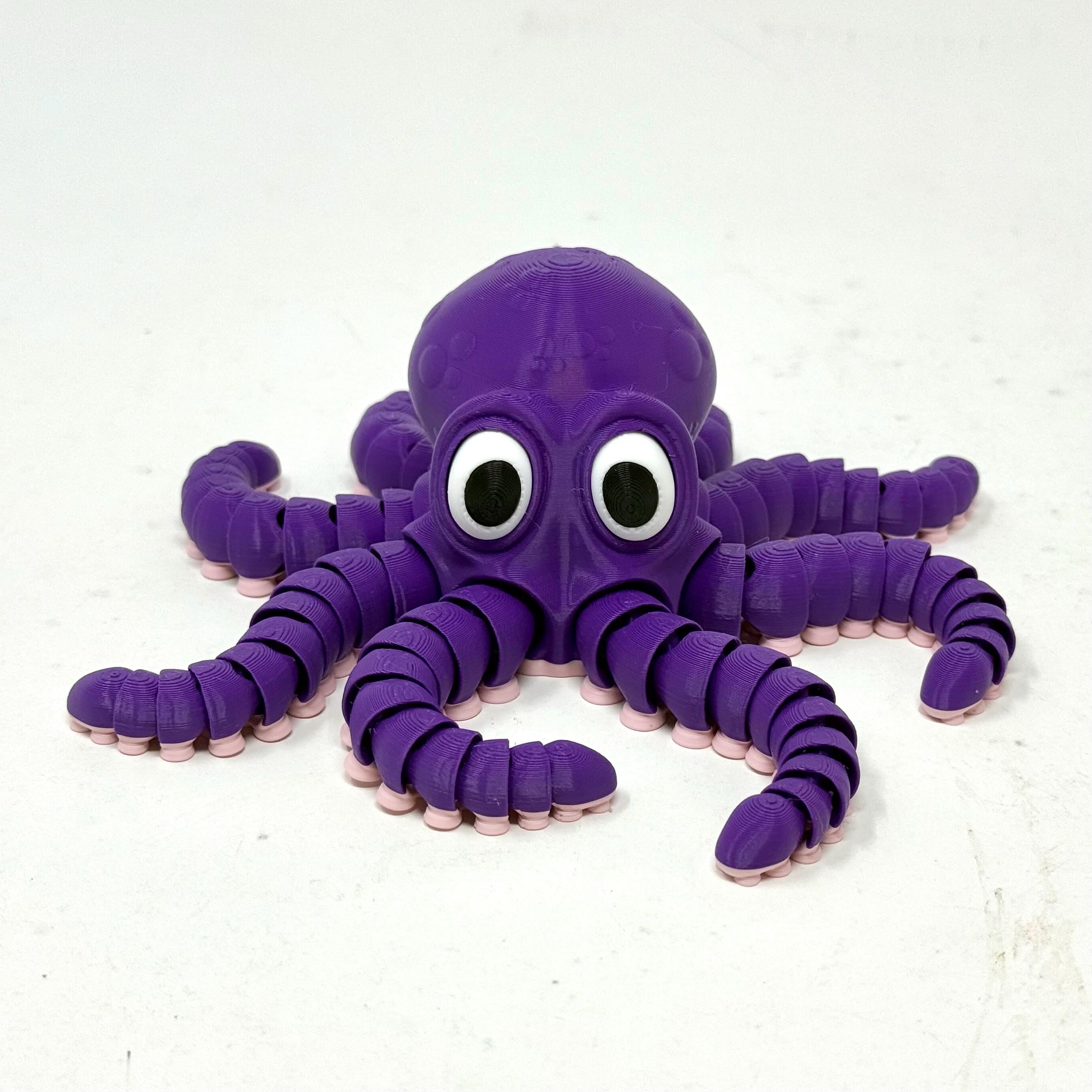 3D Printed Flexi Octopus Fidget Toy: Sensory, ADHD, ASD - Etsy