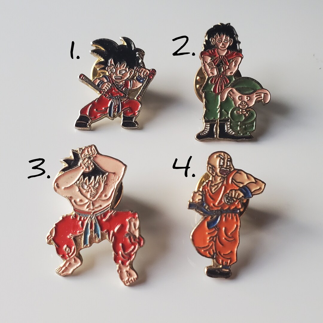 Vintage Dragon Ball Z Pin Badges From 1989 - Etsy