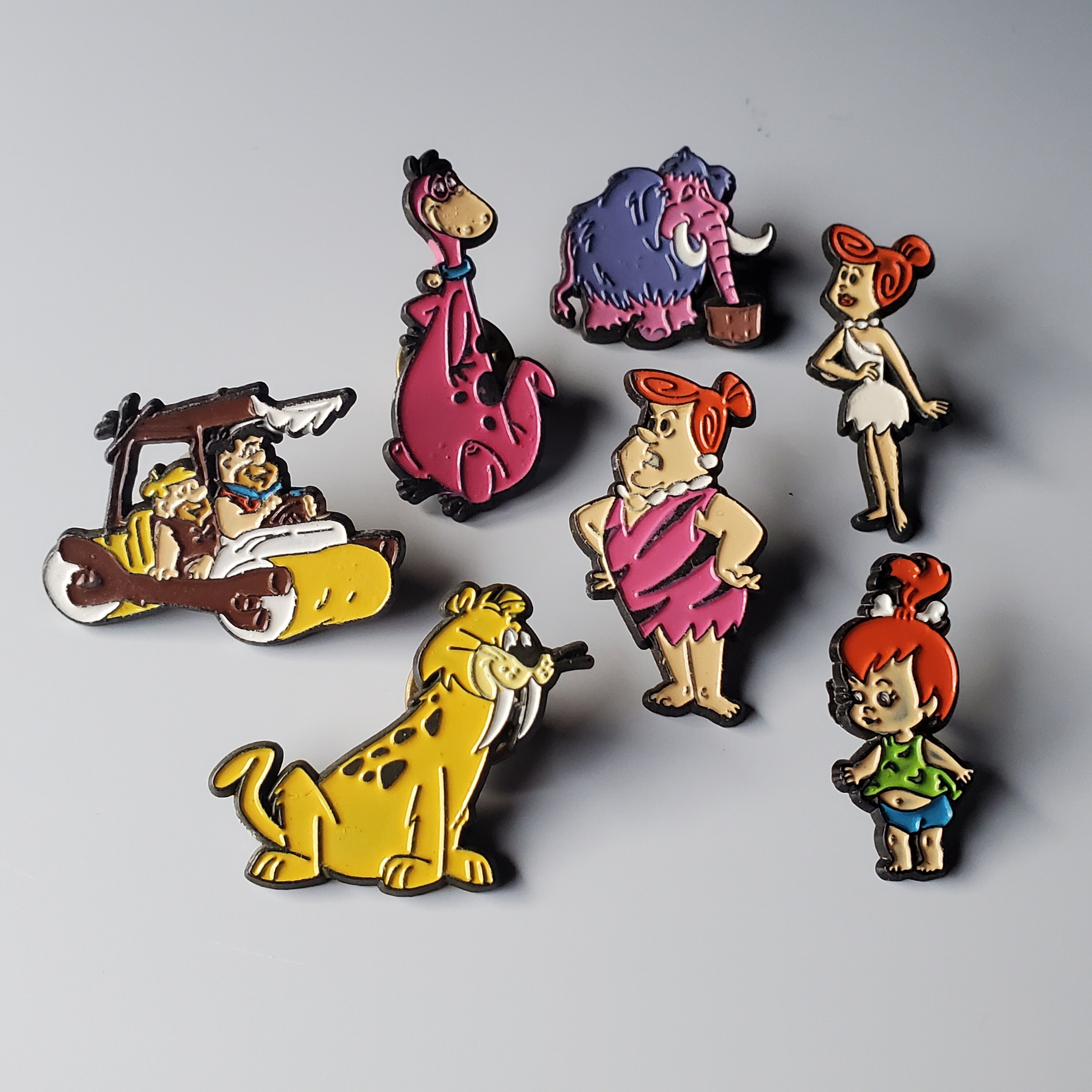 Vintage THE FLINTSTONE Pin Badges Made in 1994 - Etsy