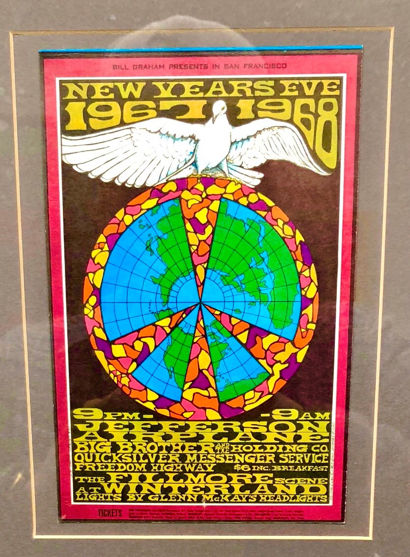 Custom Framed Vintage 1960s San Francisco Handbills - Etsy