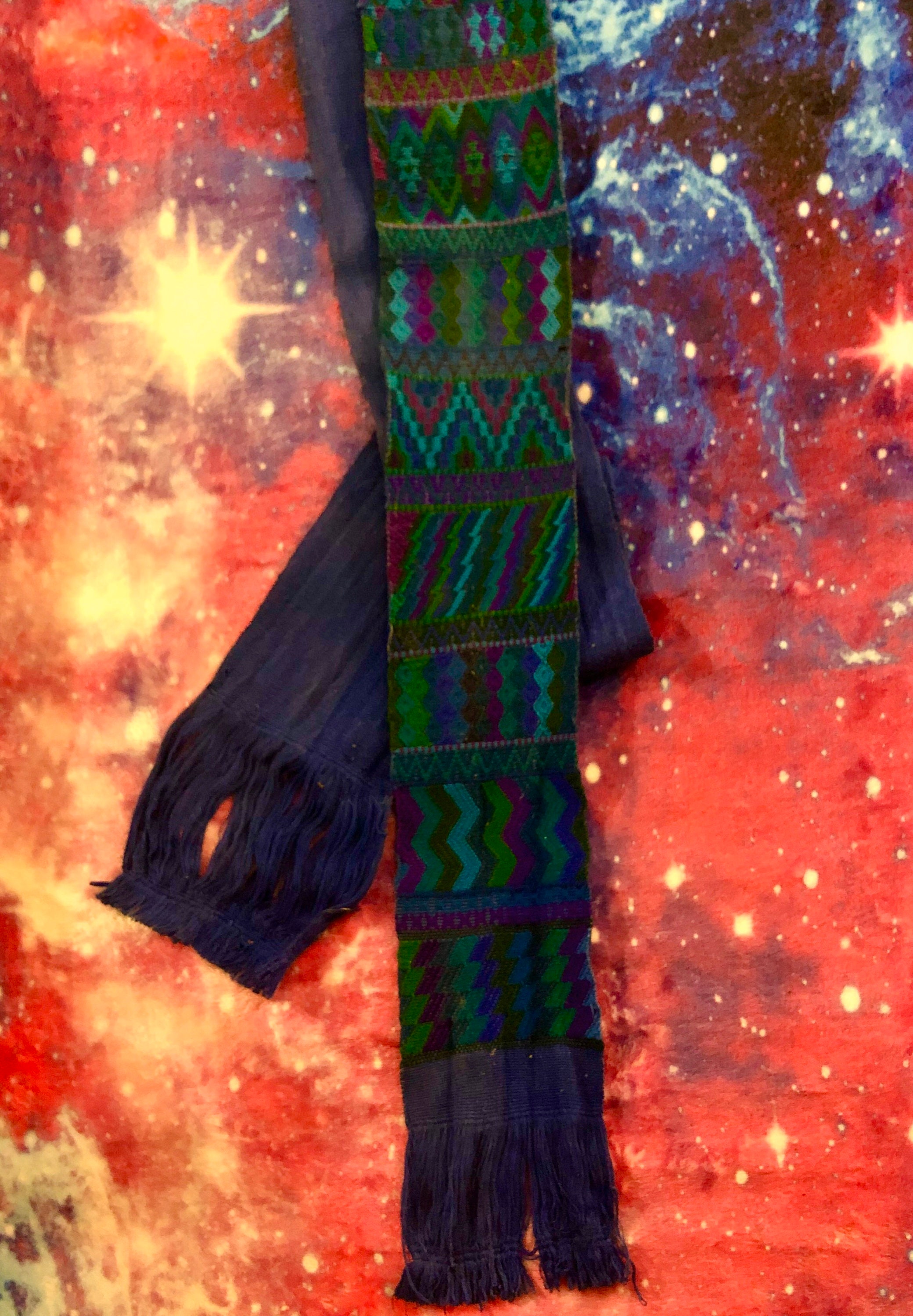 Vintage Guatemalan Embroidered Sash - Etsy