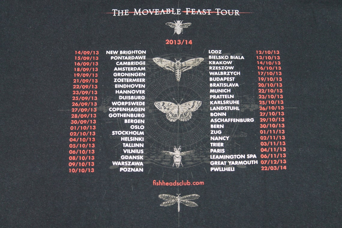 Fish Tour Shirt the Moveable Feast Tour Progressive Art Rock | Etsy