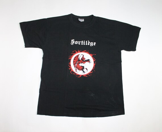 90s Sortilege Shirt Paris Heavy Metal Band Shirt Speed Metal - Etsy
