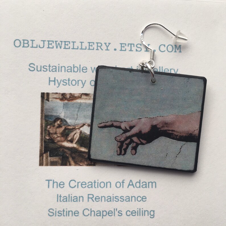 The Creation, Michelangelo, Hand Painting, Sistine Chapel, Wood ...