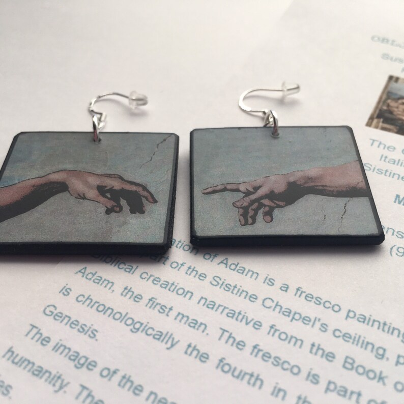 The Creation, Michelangelo, Hand Painting, Sistine Chapel, Wood ...