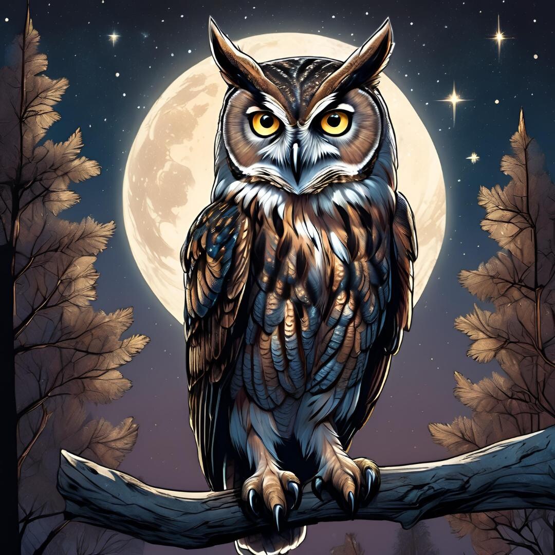 Wise Owl Wizard - Etsy