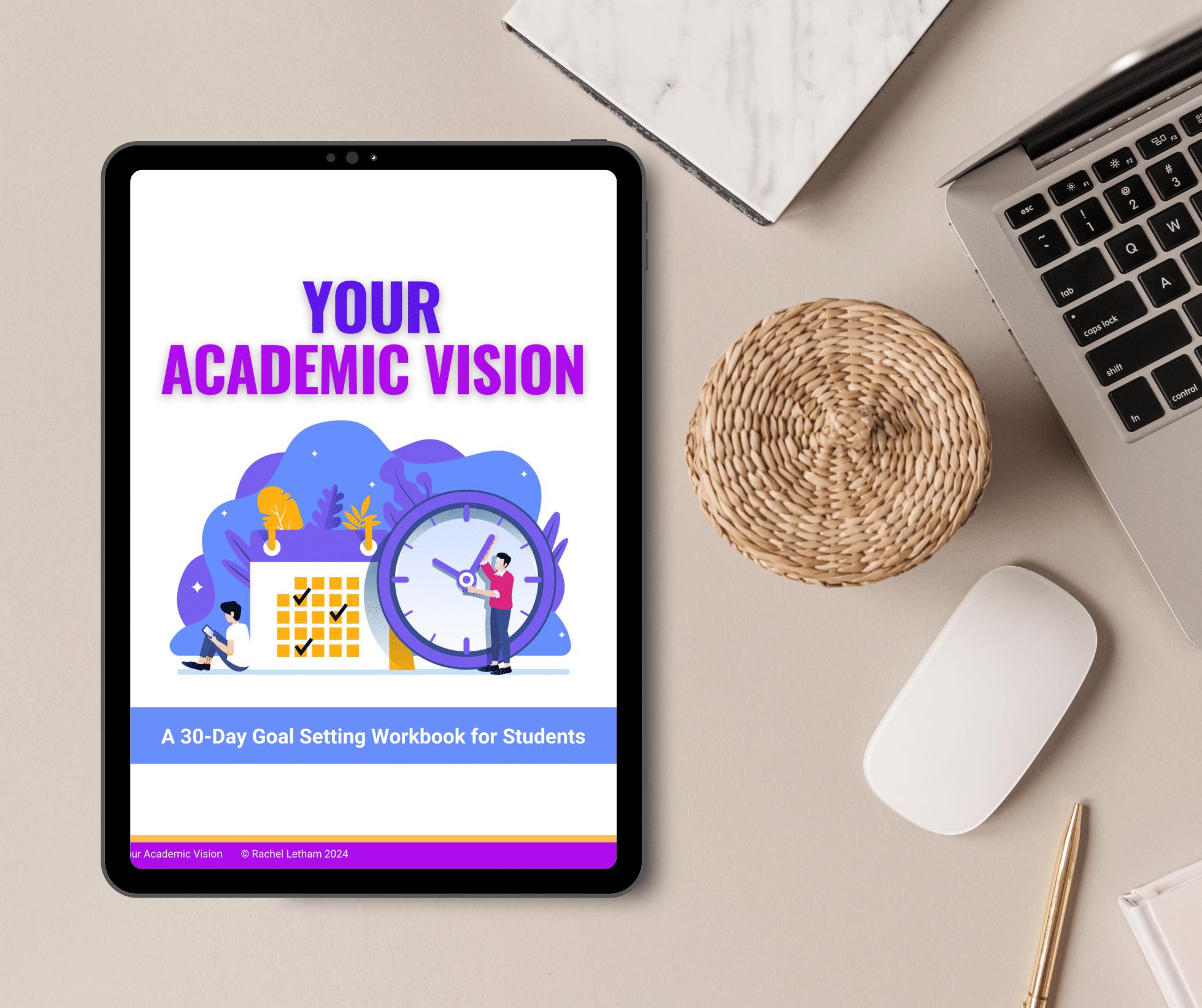 Student Goal Setting Workbook | 30-day Academic Success Planner | PDF ...