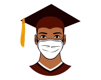 Black Man Graduate Graduation Graduate School Student | Etsy
