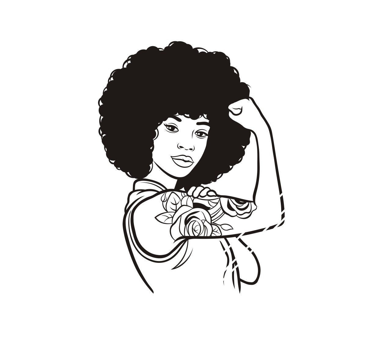 Drawing & Illustration Girl Power SVG Female Gender Strength Feminist ...