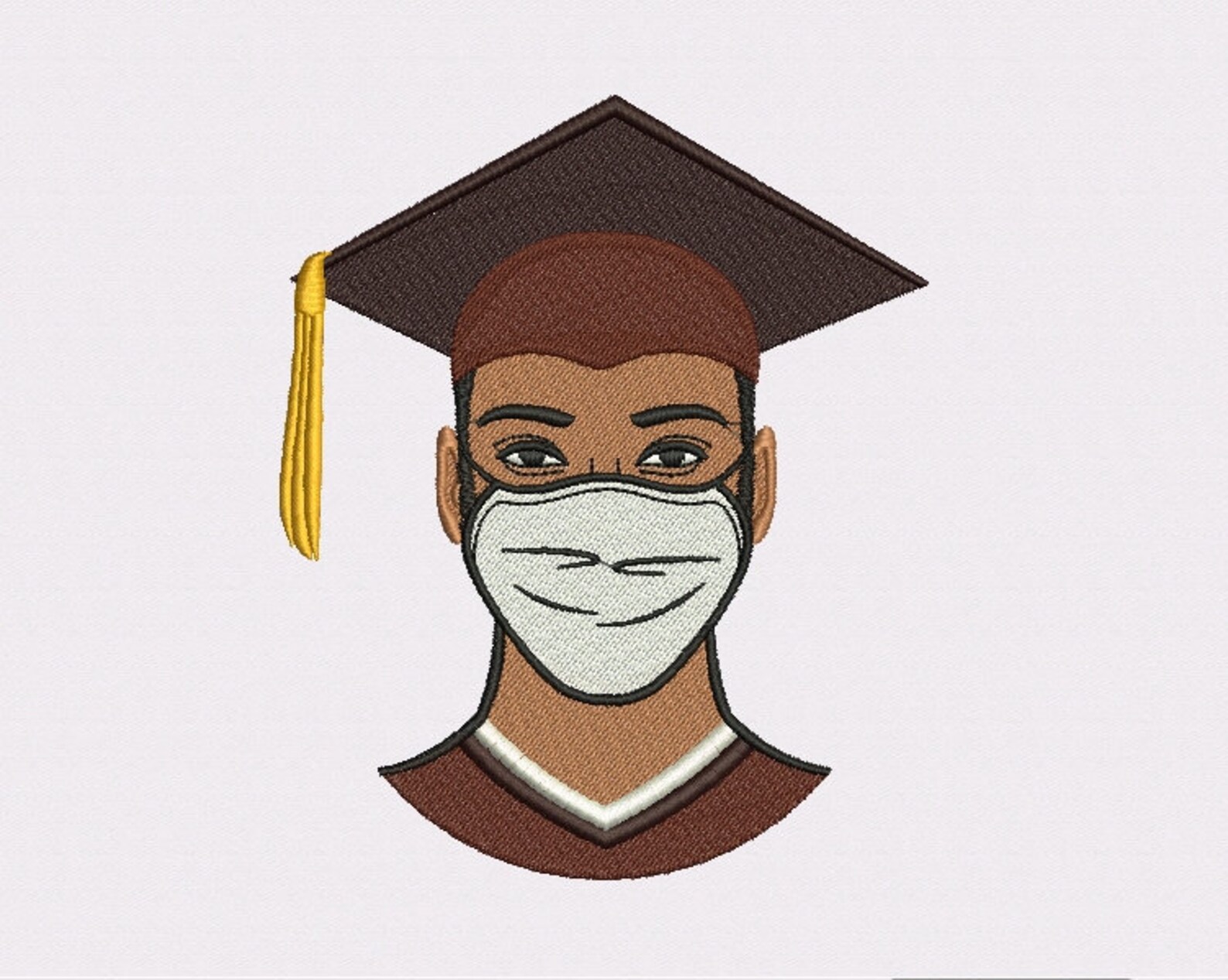 Black Man Graduate Graduation Graduate School Student | Etsy