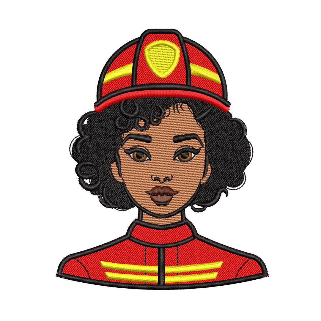 Lady Firefighter, Fire, Woman Face, Afro Girl Style, Black Beauty ...
