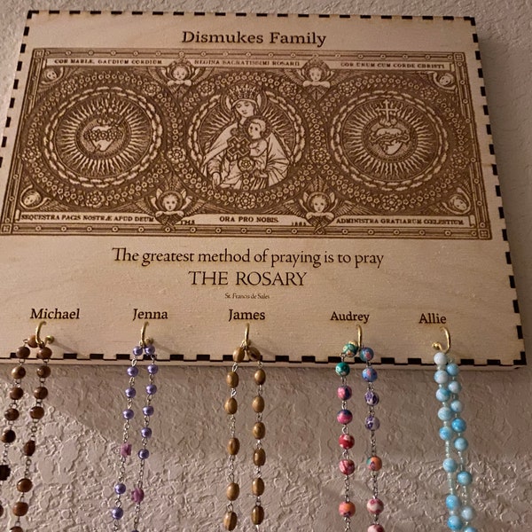 Rosary Display - Etsy