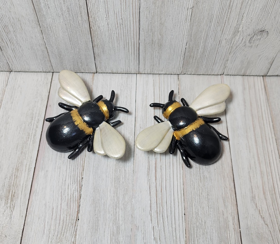 Bumble Bee Magnets Large Bee Magnets 2 Bee Magnets - Etsy