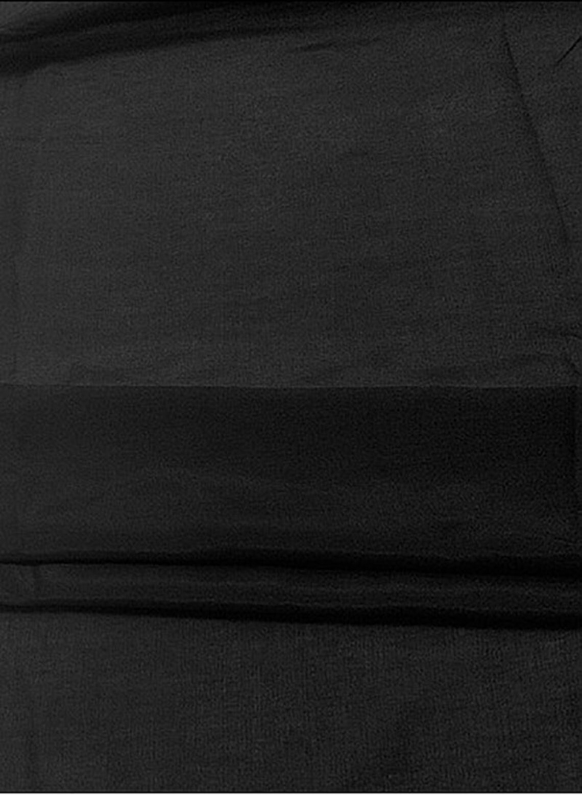 Black and White Two Colors Print Silk Cotton Blend Fabric - Etsy