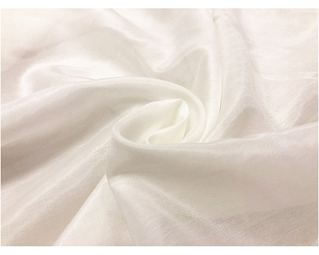 Black and White Two Colors Print Silk Cotton Blend Fabric Width 54 Inch ...