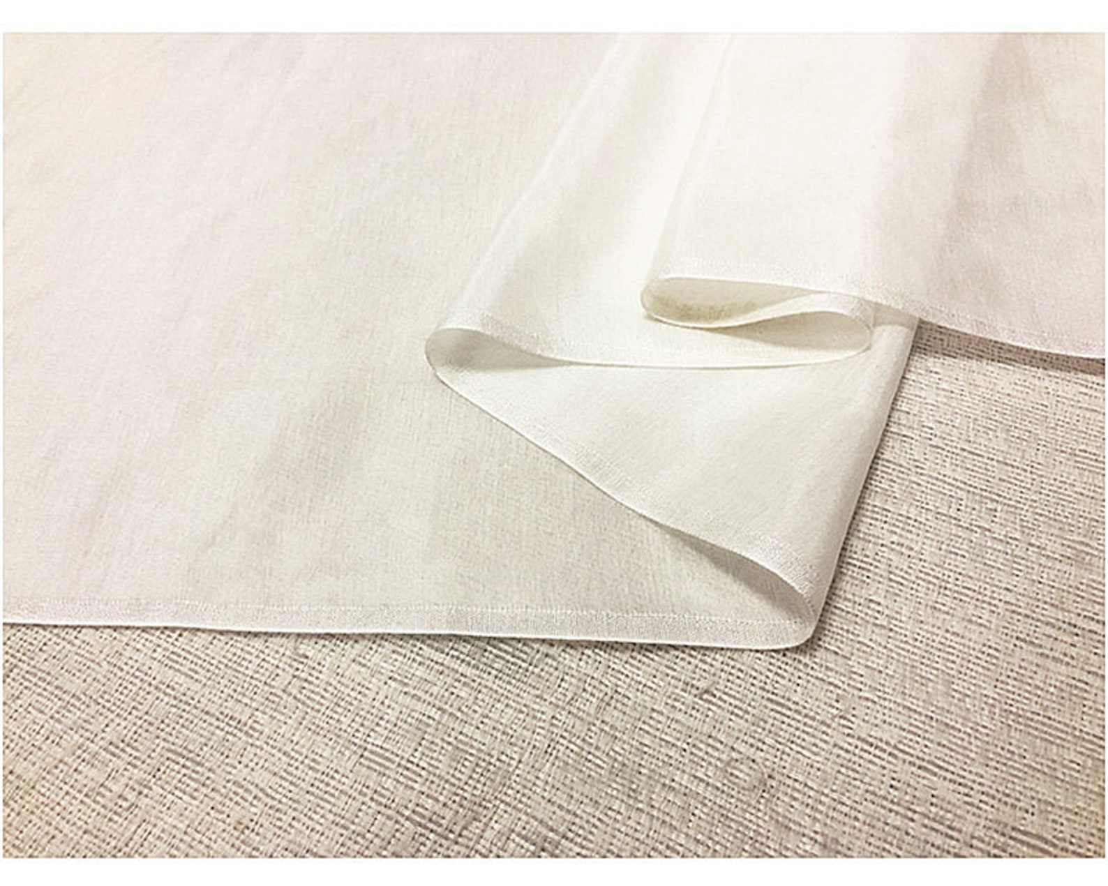 Black and White Two Colors Print Silk Cotton Blend Fabric - Etsy