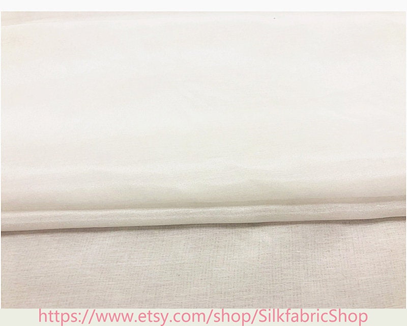 Black and White Two Colors Print Silk Cotton Blend Fabric - Etsy