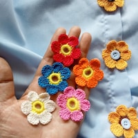 Buttons, Crochet Buttons, Decorative Buttons, Handmade Sew on Buttons ...