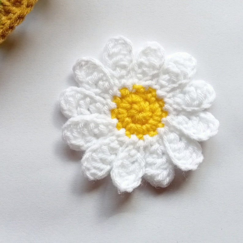 Crochet Daisy Flower PDF Pattern - Instant Download - Etsy