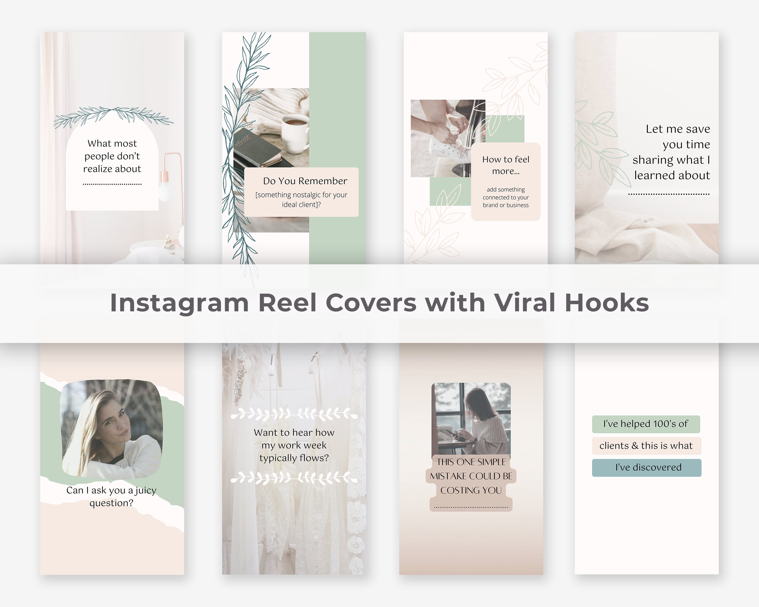 Instagram Template Bundle for Wellness Coaches, Life Coach Canva ...