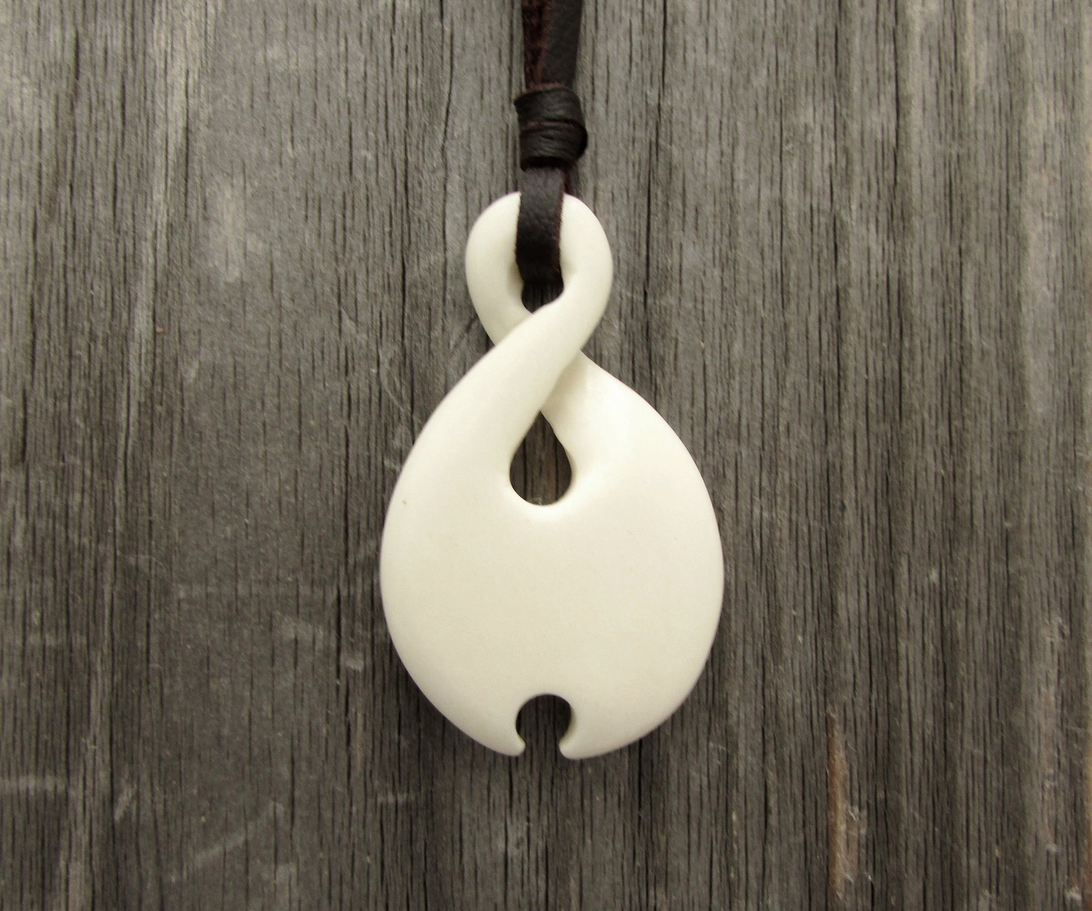 Maori Carved Bone Pendant Necklace,mens Pendant Leather Necklace ...