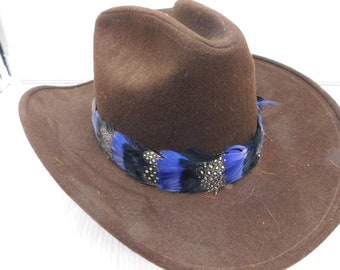 Mini BROWN Felt COWBOY HAT Western Wedding Party Favor Choose Size ...