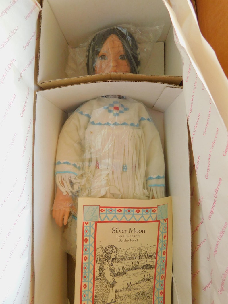 Native American Porcelain Doll 18 Silver Moon Georgetown Collection - Etsy
