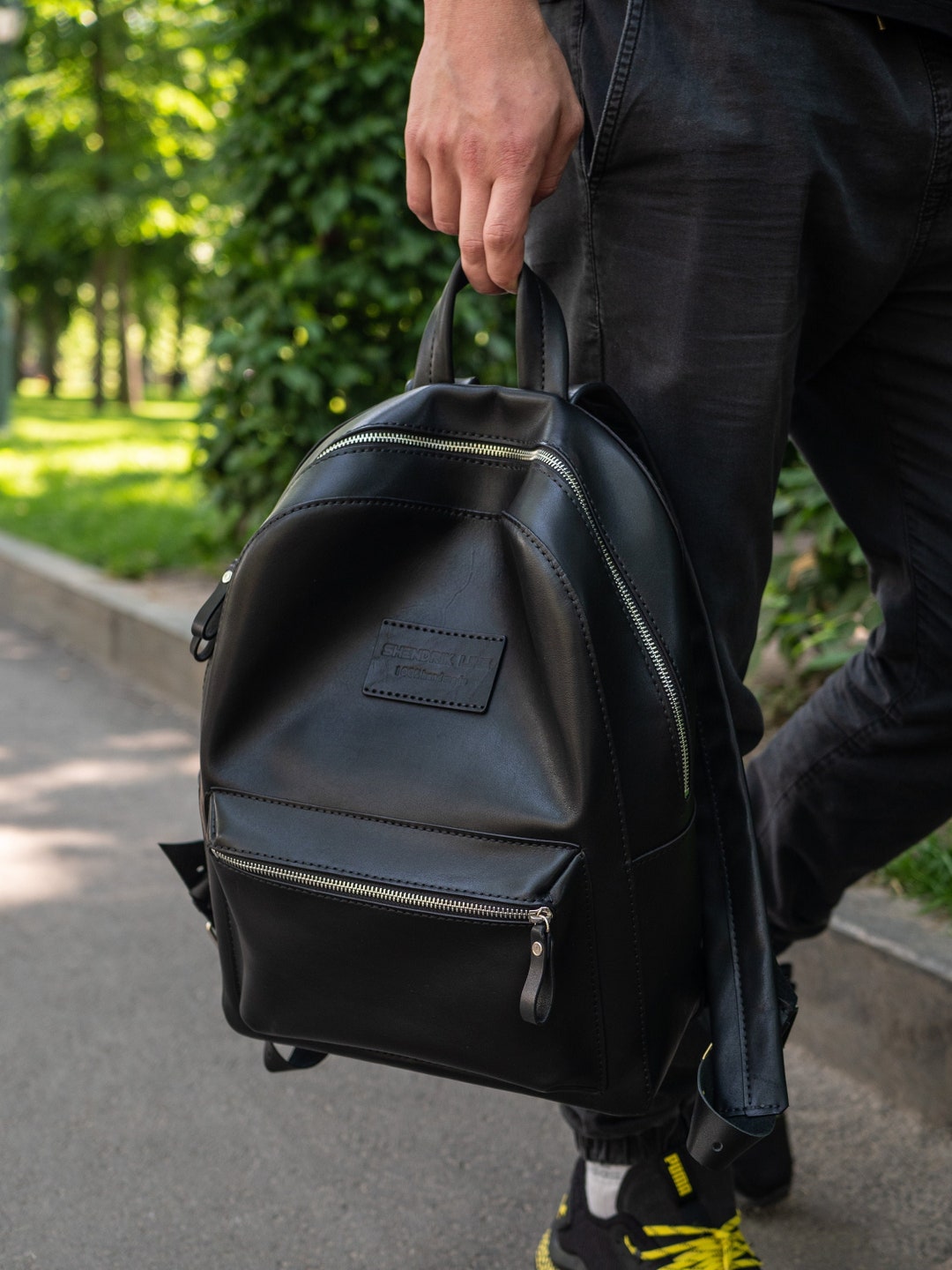 Leather Backpack Man, Brown Man Backpack, Man Leather Backpack, Man Bag ...