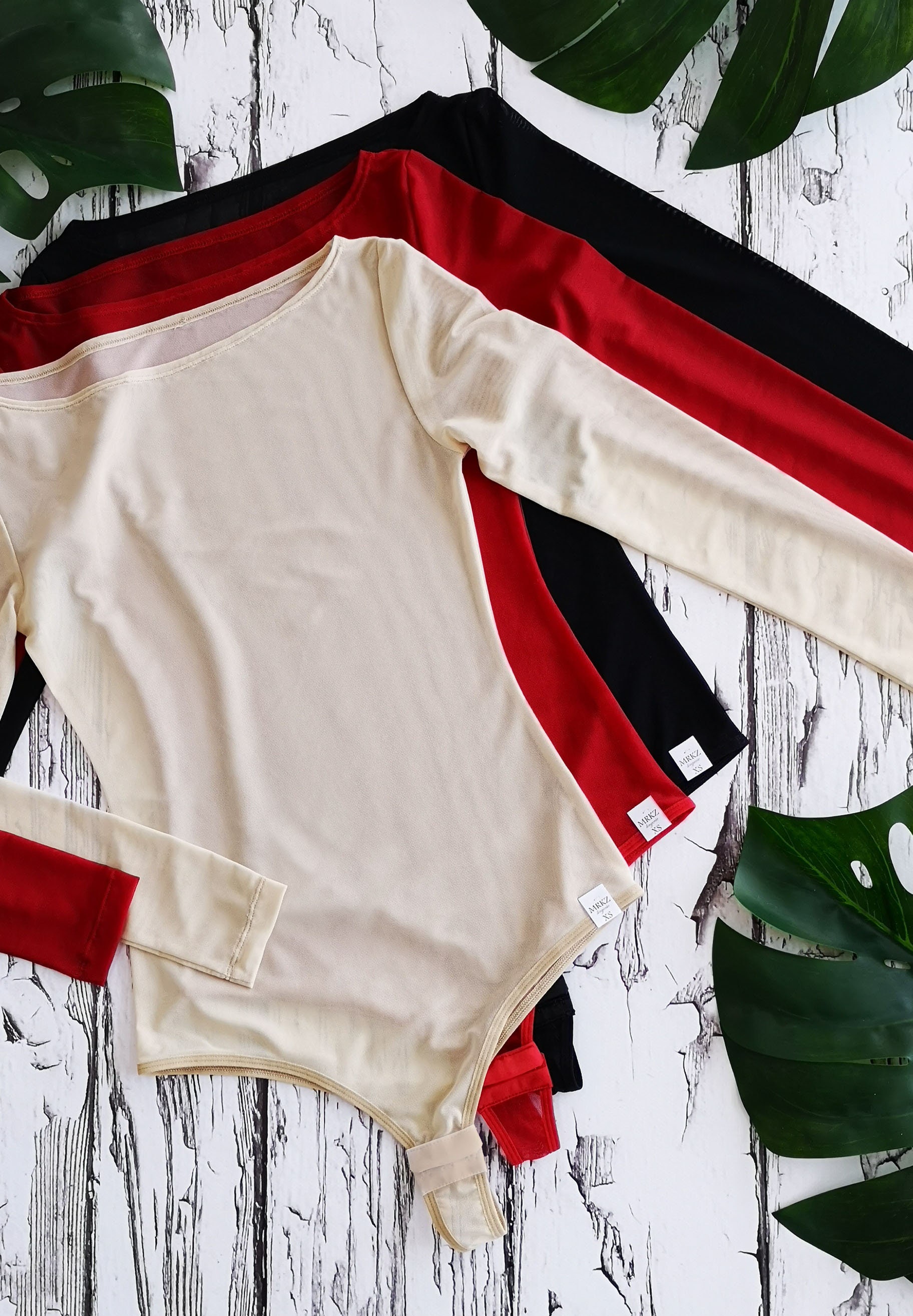 Mesh Long Sleeve, Beige Mesh Bodysuit, Long Sleeves, Beige Stretchy ...