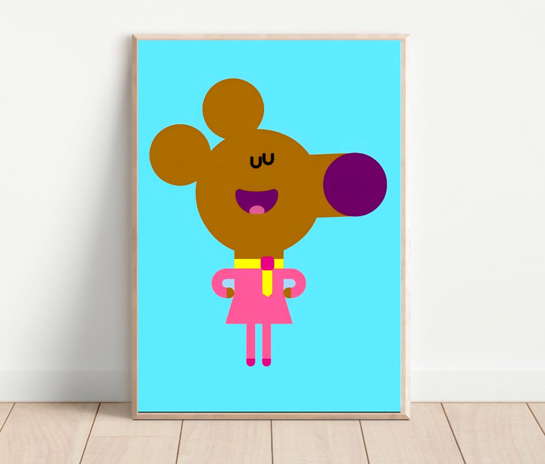 Printable Hey Duggee Digital Character Norrie Nursery Wall - Etsy