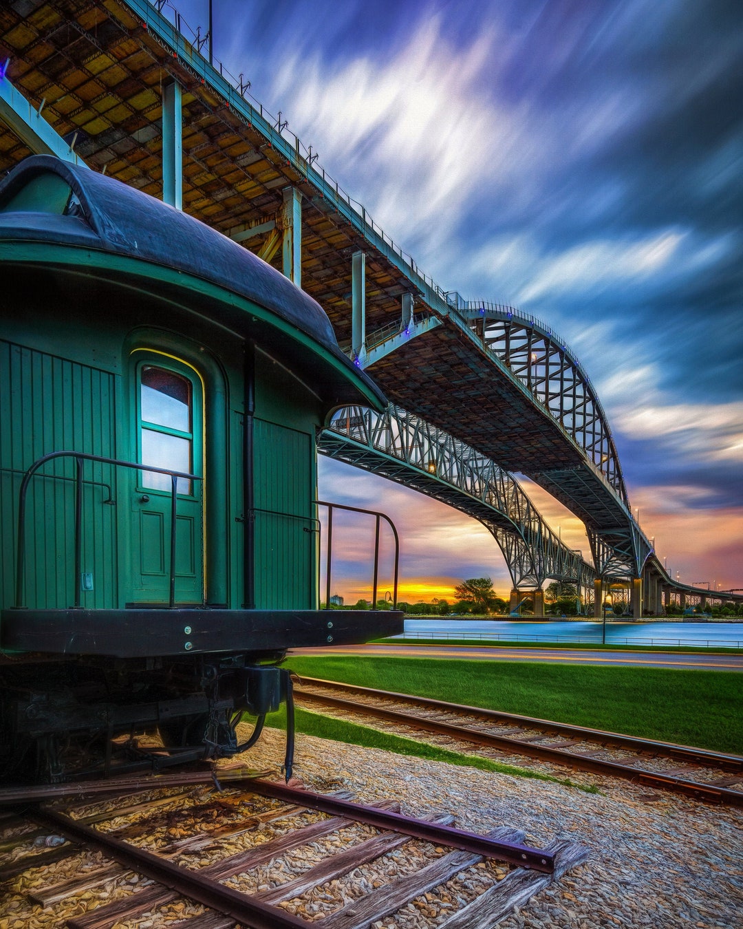Bluw Water Bridge Michigan Landscape Wall Art Photography Prints Home ...