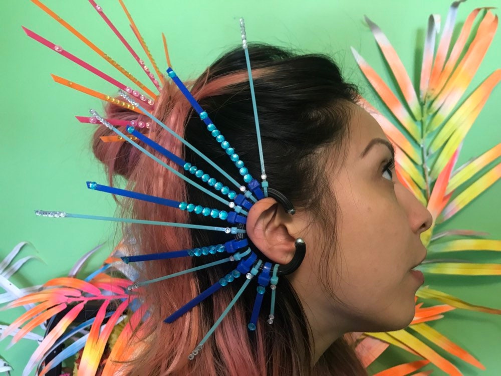 Winged Ear Cuff/hair Piece | Etsy