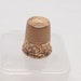 14K Yellow Gold Floral Etching Sewing Thimble Maker MKO Size 7 - Etsy