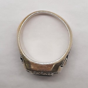 Sterling Military Army Ring Replublic of Vietnam Service Ring Black ...