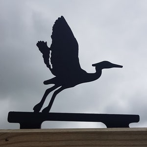 Fence Post Topper, Post Top, Garden Ornament- *HERON* - Etsy