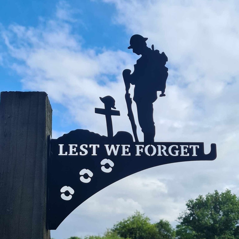 Lest We Forget Sign - Etsy Australia
