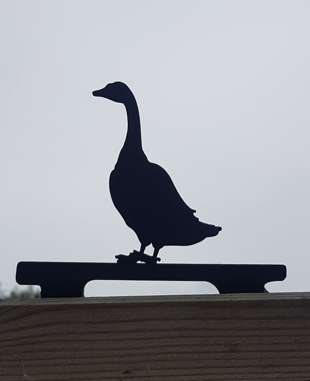 Fence Post Topper, Garden Ornament- *GOOSE* - Etsy