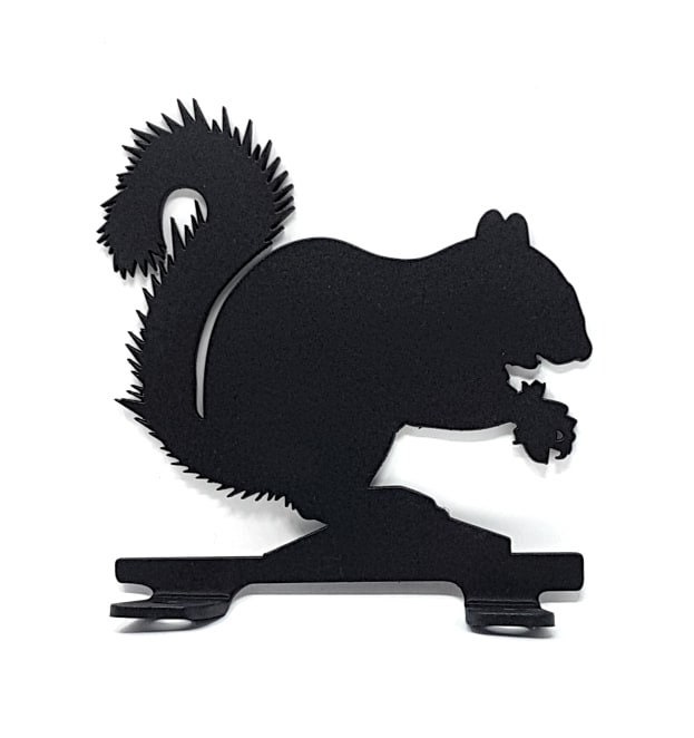 Fence Post Topper Garden Ornament SQUIRREL - Etsy