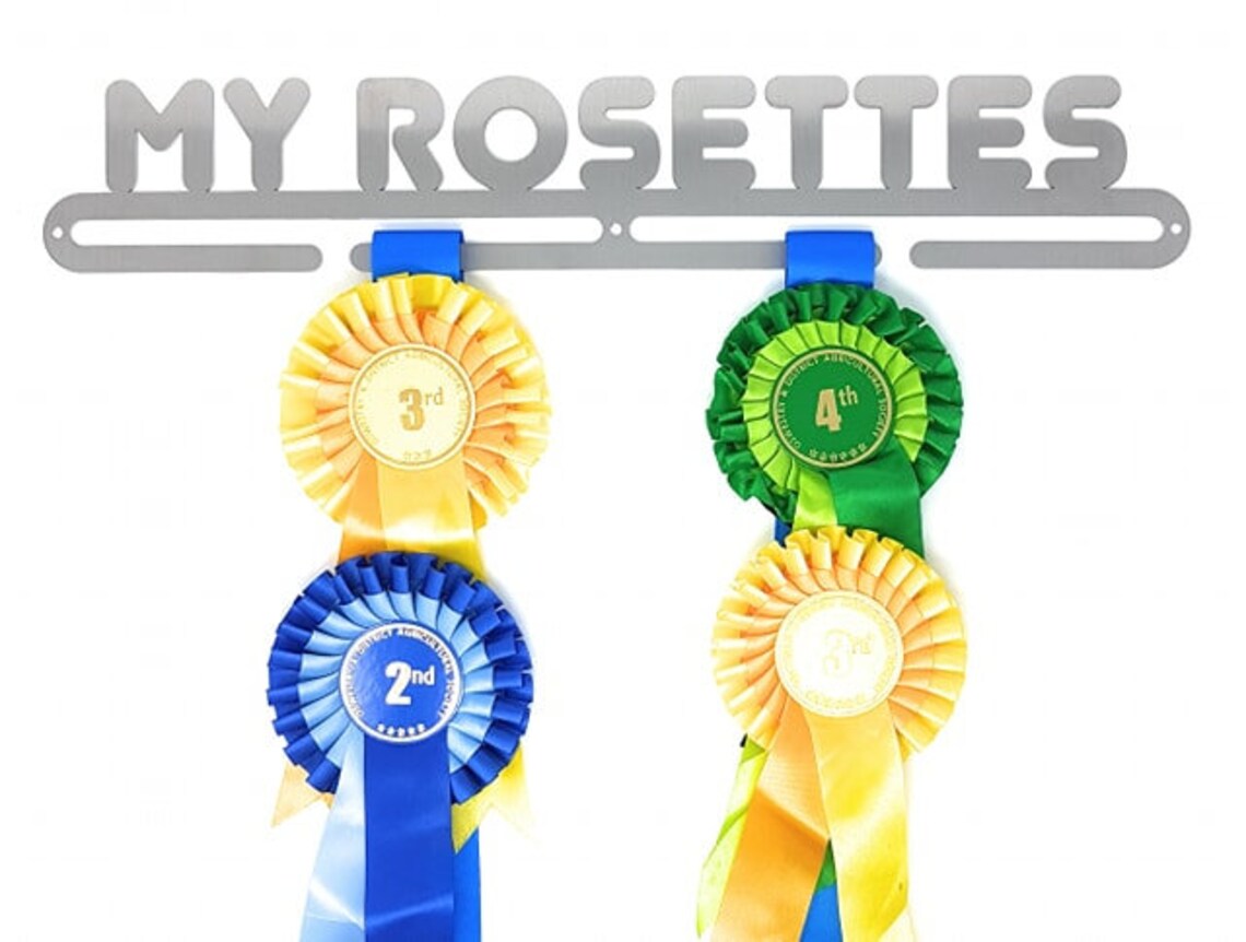 Rosette Hanger/holder/display/rack MY ROSETTES Silver - Etsy