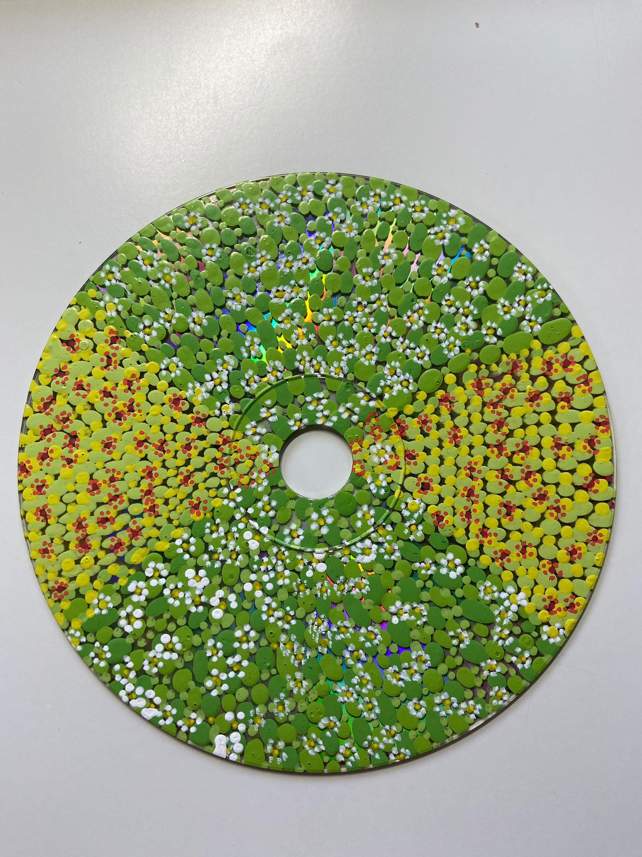 Mandala Painting Wall Art on CD - Etsy