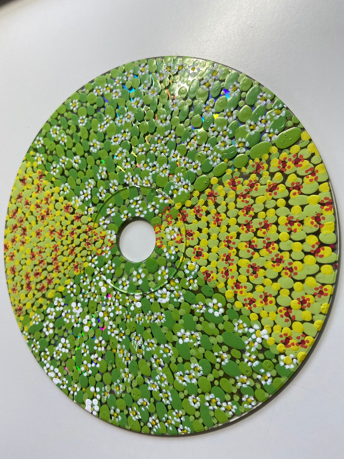 Mandala Painting Wall Art on CD - Etsy