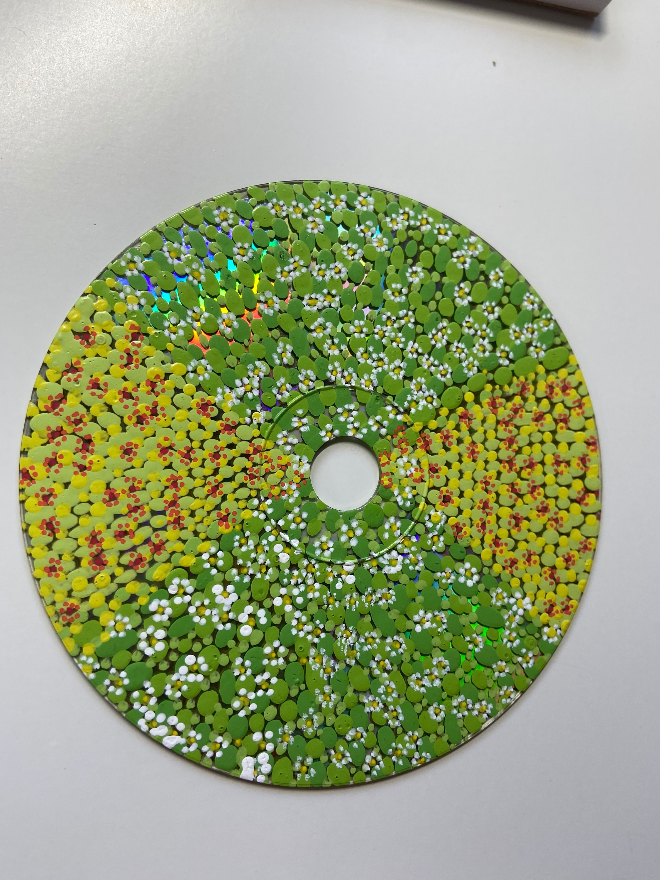 Mandala Painting Wall Art on CD - Etsy